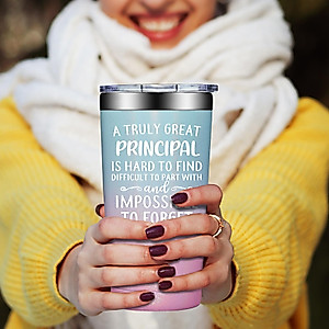 DOEARTE Principal Gifts - Principal Appreciation Gifts for Women - Principals Day, Teachers Appreciation Day, Christmas Gift for Principals - 20oz Tumbler
