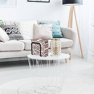 Winmien Napkin Holder, Paper Towel Dispenser with Marble Base for Kitchen Countertops.（Black）