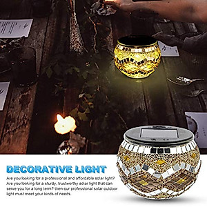OSALADI Delicate Lamps Globe Garden, Ball Light, Decorative Solar for Coffee Outdoor/ Tabletop Home Graceful Table Good Ornament Lawn Light Mood Lights Powered Night Style