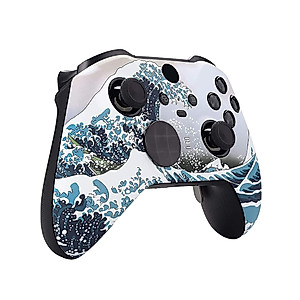 Custom Elite Series 2 Controller Compatible With Xbox One, Xbox Series S, and Xbox Series X (Waves)