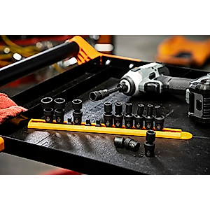 GEARWRENCH 12 Pc. 1/4" Drive 6 Pt. Standard Universal Impact Socket Set, Metric - 84905