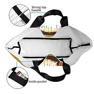 African American Woman Tote Bag for Women Beach Canvas Bag Travel Reusable Grocery Shopping Bag Tote for Women