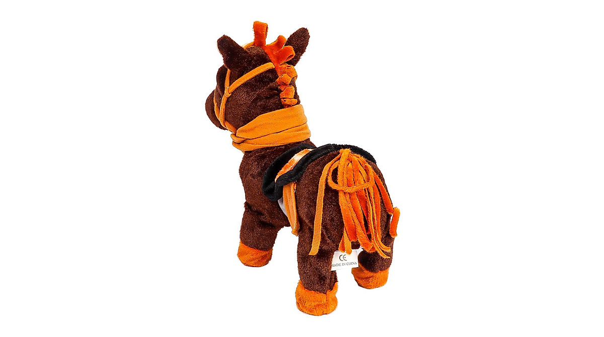 Interactive Plush Walking Pony Toy for Kids
