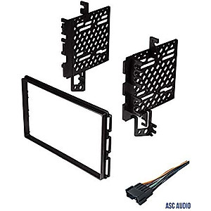 Car Stereo Dash Kit and Wire Harness for Installing a Double Din Radio for Some 2001-2006 Hyundai Elantra, 2002-2005 Hyundai Sonata, 2003-2008 Hyundai Tiburon, 2005-2008 Hyundai Tucson