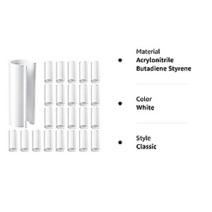 32 Piece Clamp for PVC Pipe Greenhouses, Row Covers, Shelters, Bird Protection, 2.4 Inches Long(White,for 1/2 Inch PVC Pipe)