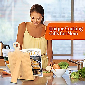 Mothers Day Gifts for Mom, Best Mom Ever Cookbook Stand, Birthday Gifts for Mom, Christmas Stocking Stuffers Gifts for Mom from Daughter Son Husband, Brilliant Kitchen Gifts for Mom Women Wife