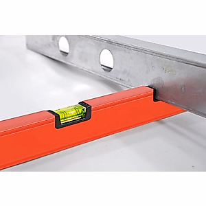 Kapro - 773 Magnetic Box Level - For Drywall Studs - Stud Slots, Plumb Site View, Shock-Resistant Ends, Acrylic Vials - VPA Certified - 36 Inch