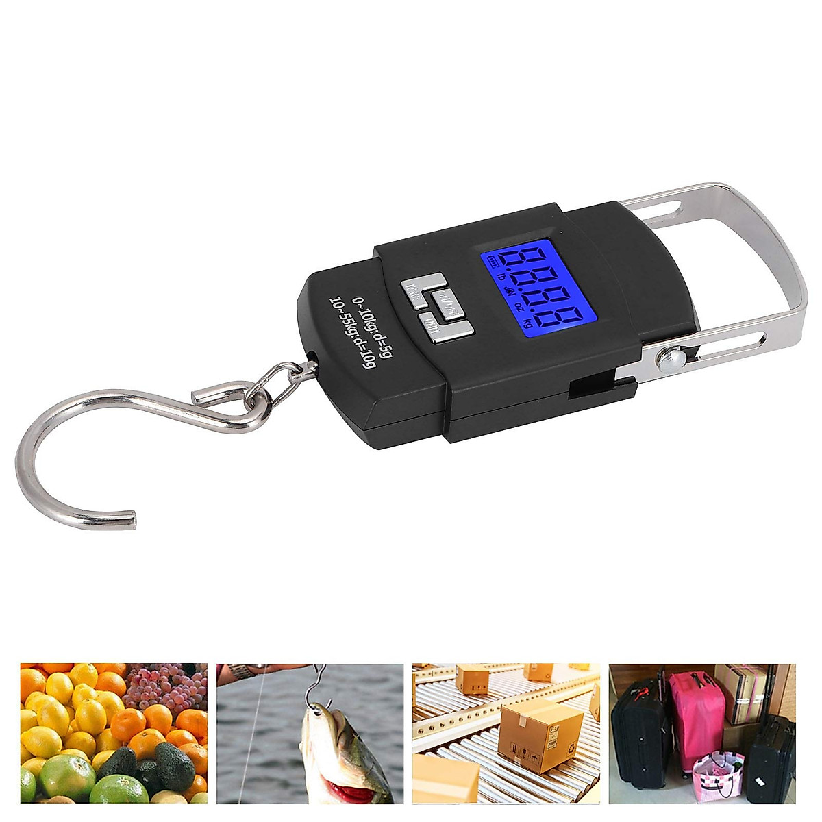 Fish Scale,Electronic Balance Digital Fishing Hanging Hook Scale Fishing Gifts for Men