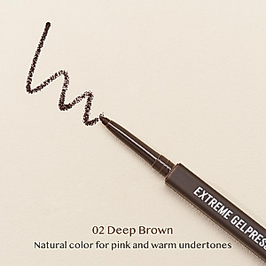 CLIO Extreme Gelpresso Pencil Liner 02 Deep Brown