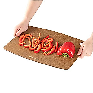 Nature Tek Brown Wood Fiber Cutting Board - 14 1/2" x 10 3/4" - 1 count box