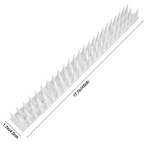 Happyyami 20 pcs Fence Wall Spikes Anti Climb Fence Wall Spikes Burglars Garden Security Anti Climb cat/Intruder Deterrent