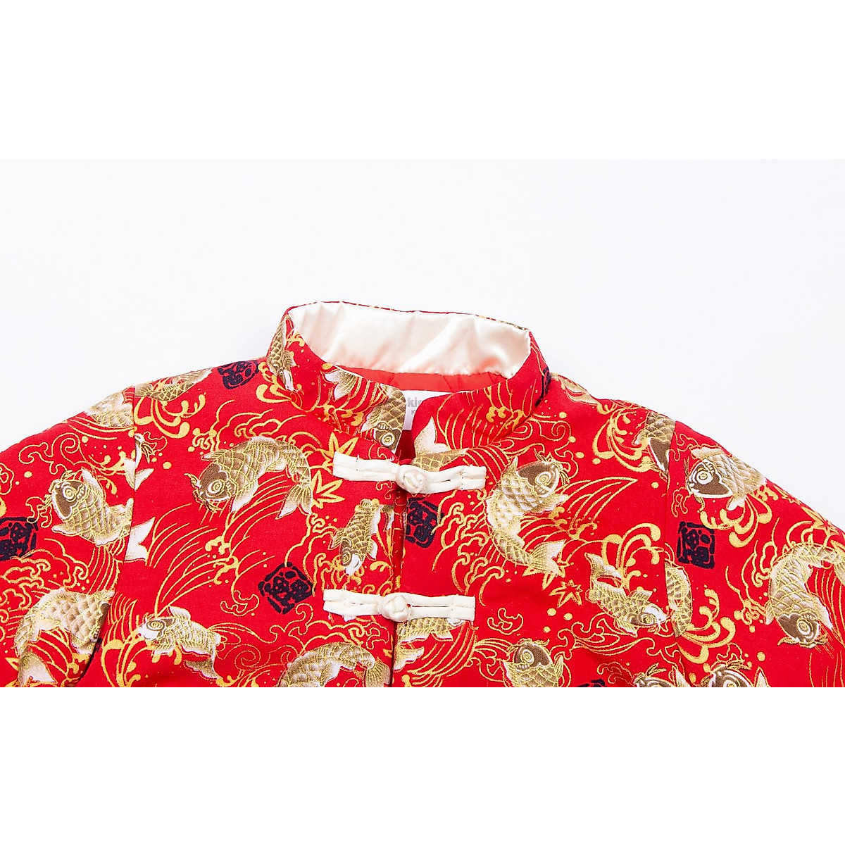 Mud Kingdom Baby Boys Tang Jacket Chinese New Year Traditional Retro Koi Red 18-24 Months