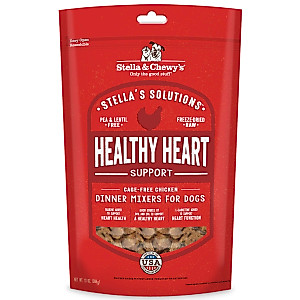 Stella & Chewy's – Stella’s Solutions Healthy Heart Support – Cage-Free Chicken Dinner Morsels – Freeze-Dried Raw, Protein Rich, Grain Free Dog Food – 13 oz Bag