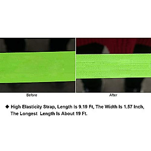 Kayme Car Cover Straps Wind Protector,3pcs Elastic Adjustable Rope Protect Cover from High Wind, Universal Fit