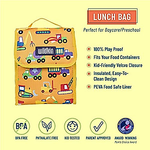 Wildkin 15 Inch Kids Backpack Bundle with Lunch Bag (Under Construction)