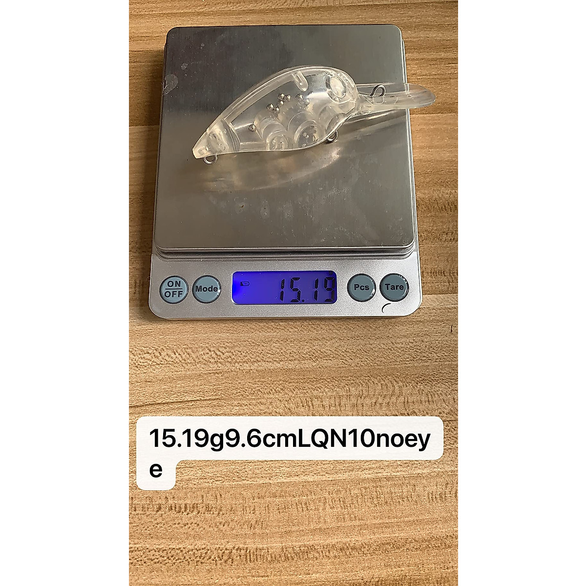 10pcs Unpainted Fishing Lures 9.8cm 15.19g Crankbait FishingTopwater Freshwater Topwater Artifical Minnow Bait Blanks Fishing Plugs Spoons LQN10#