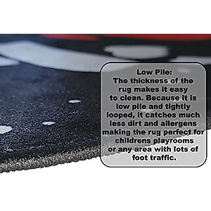 The Life Aisle | Butterfly Rug. 3'x5' | Area Rug | Monarch Butterfly Rugs for Girls Bedroom | Cute Rugs for Bedroom Aesthetic | Bedside Rug for Kids Play Room | College Dorm Room Essentials