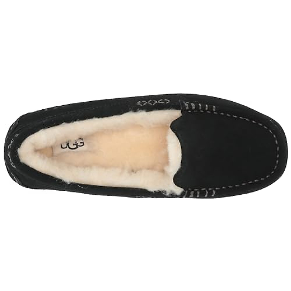 UGG Women's Ansley Slipper, Black, 10