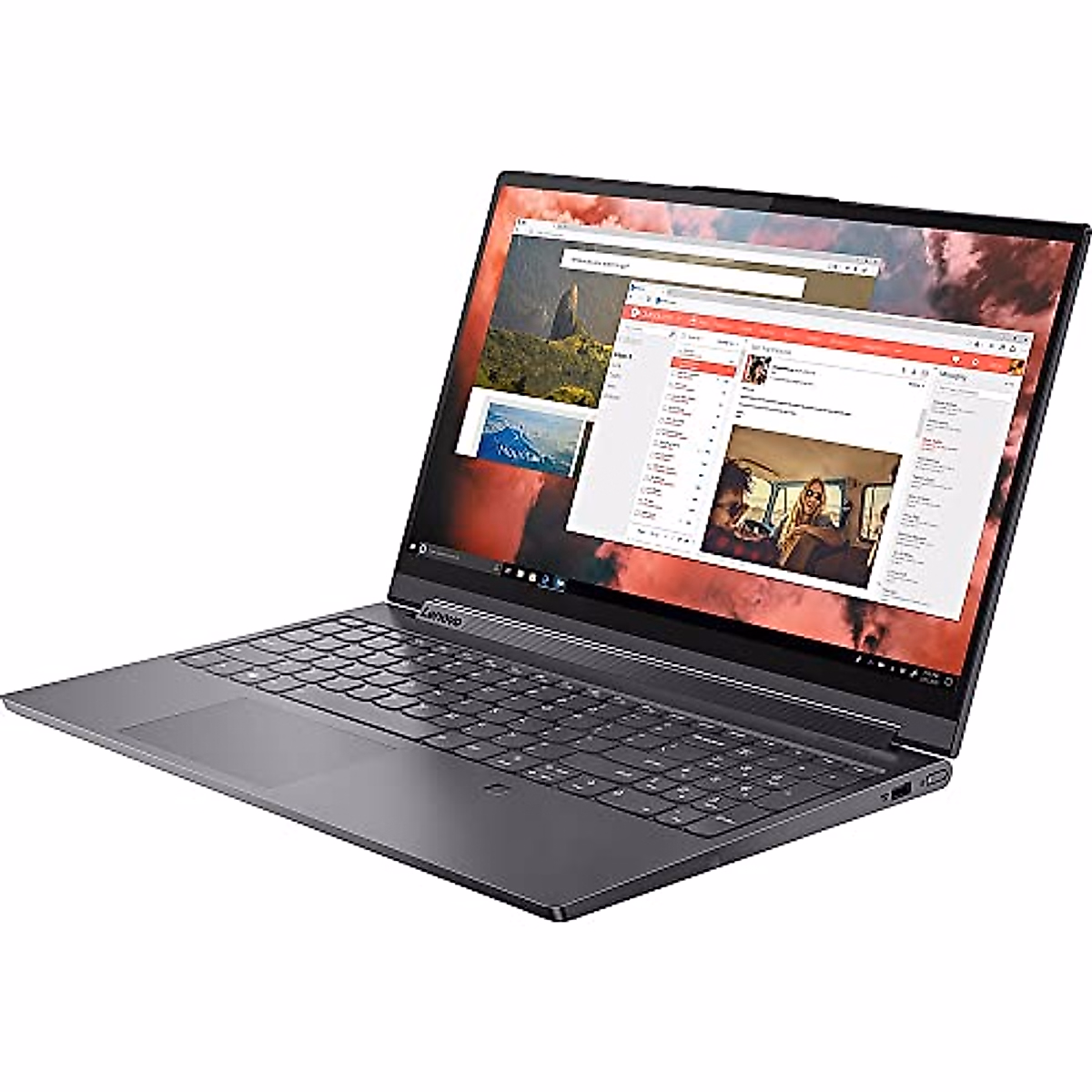 Lenovo Yoga 9 2-in-1 Laptop, 15.6" Full HD Touchscreen, Intel Core i7-10750H Processor, NVIDIA GeForce GTX 1650 Ti, 12GB RAM, 1TB SSD, Backlit Keyboard, Wi-Fi 6, Fingerprint Reader, Windows 11 Home