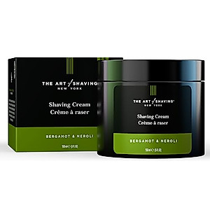 The Art of Shaving Bergamot & Neroli Shaving Cream for Men – Protects Against Irritation and Razor Burn – Hydrates and Nourishes Dry Skin – Clinically Tested for Sensitive Skin – 5 oz