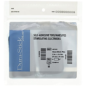 Chattanooga Dura-Stick Plus Self Adhesive Electrodes, 2" x 3.5" Rectangle (40 Count)
