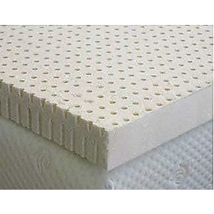 ORGANIC TEXTILES Latex Mattress Topper with Rayon derrived from Bamboo Cover (3 Inches Queen, Firm)