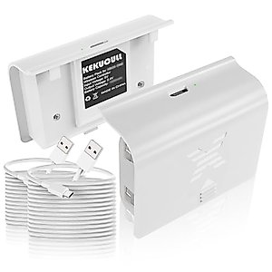 KEKUCULL Rechargeable Battery Pack for Xbox One/S/X/Elite Controller with Micro-USB Charging Port, 2 x 1400mAh Batteries for Xbox One Controller (Not for The Controller with Type-C Charging Port)