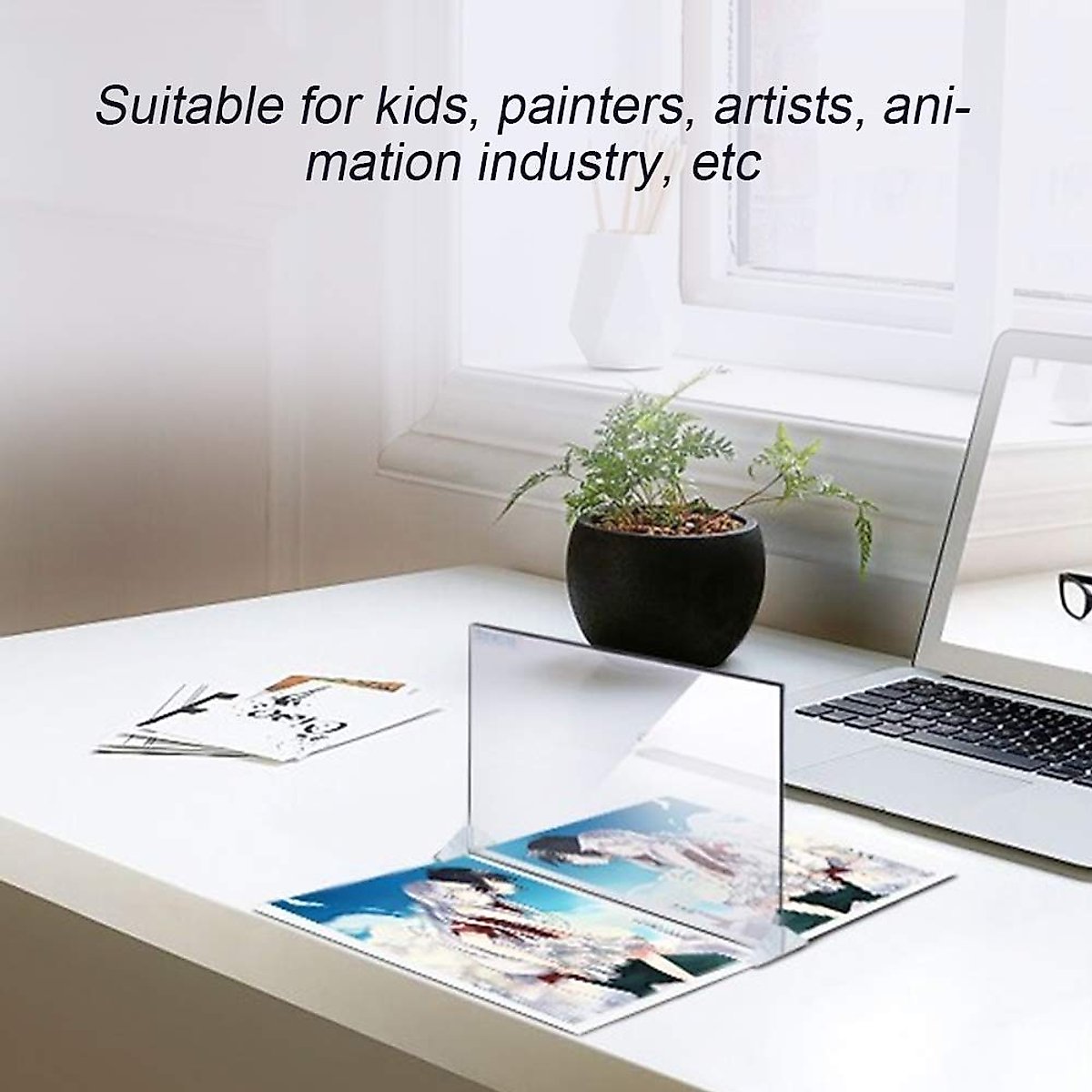 Simlug Portable Optical Tracing Board, IP65 Drawing Projector, A Magic Mirror for Students Adults Artists Beginners