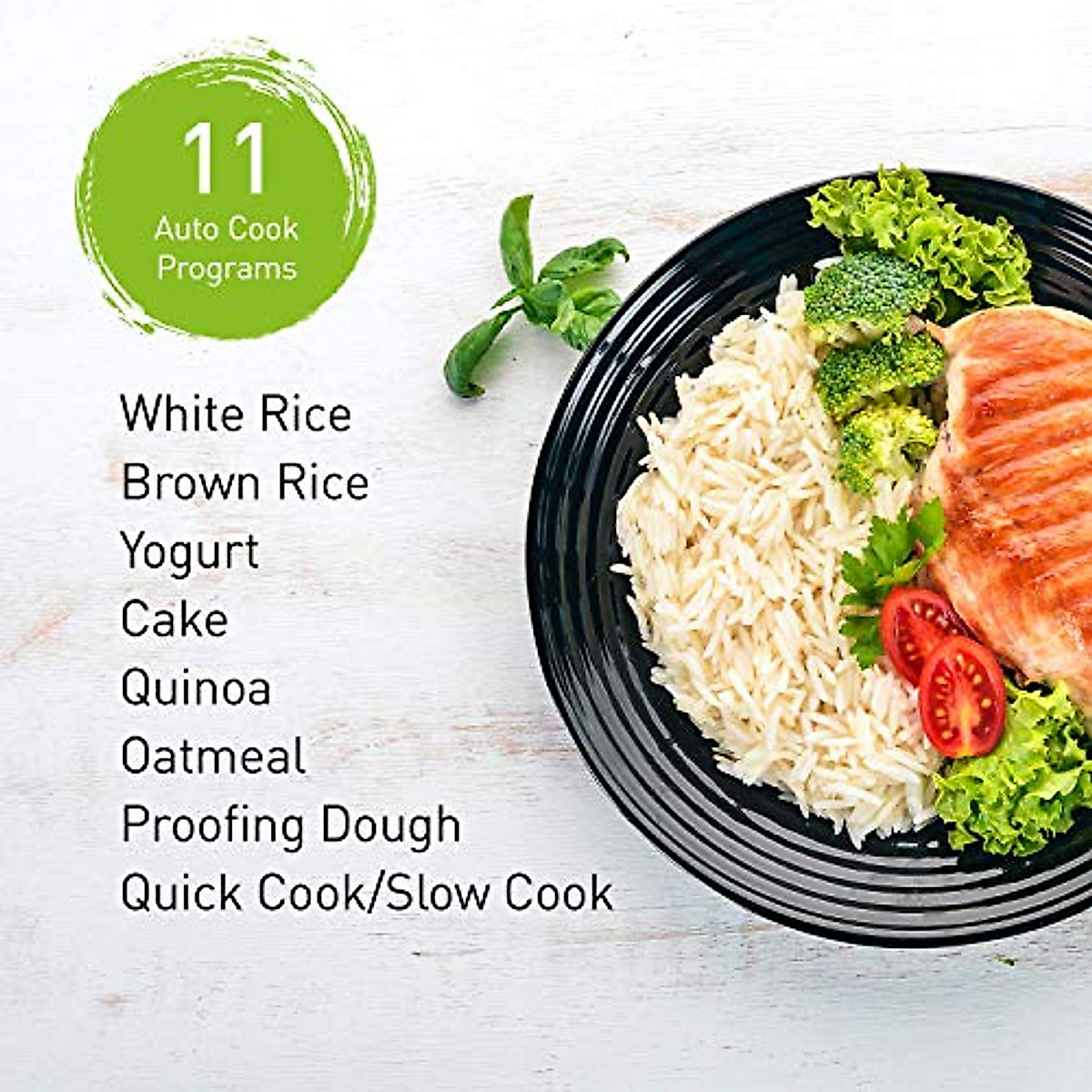 Panasonic SR-ZC075K 4-Cups (Uncooked) Rice Cooker & Multi-Cooker, Black