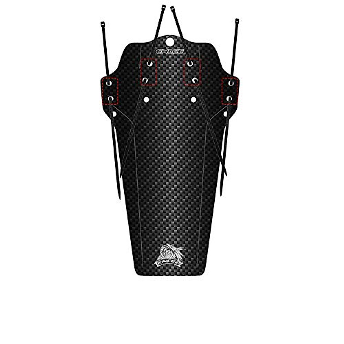 Mountain Bike Fender Mud Guard, Fits 26", 27.5", 29", Bike Fender, MTB Mud Guard, Bike Splash Guard, Kid Bike Fender, (CarbonFiber)