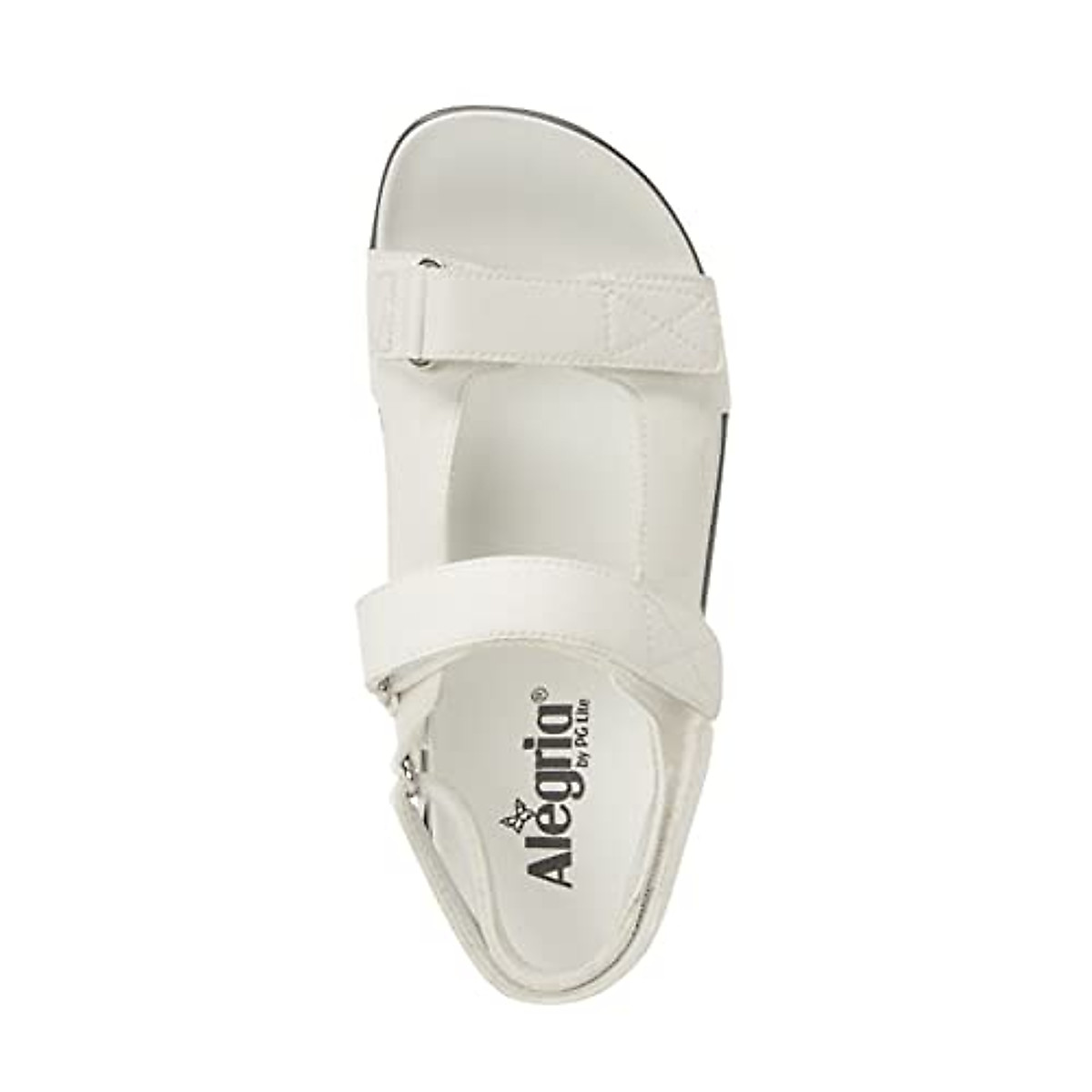 Alegria Women's Henlee White Platform Sandal 9.5-10 M US