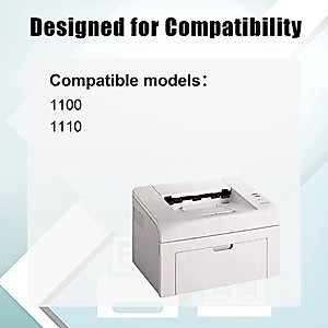 NICKTONER Compatible 310-6640 GC502 310-7660 J9833 Black Toner Cartridge Replacement for Dell 1100 1110 Printer Toner Cartridge (Black, 2 Pack)