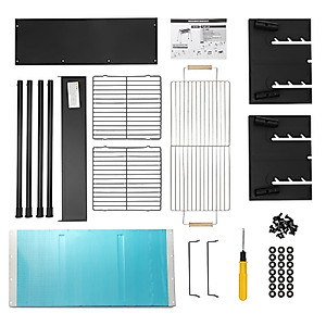 Folding Barbecue Grill Stainless Steel Portable Charcoal BBQ Grill Lightweight Tabletop Grills Outdoor Camping Barbecue Grill Tools for Patio Backyard, Hiking Picnics, Outdoor Event