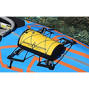 Advanced Elements QuickDraw Deck Bag - AE3501 Kayak Storage Drybag - Universal fit Kayak Storage - 7 Liters - Yellow