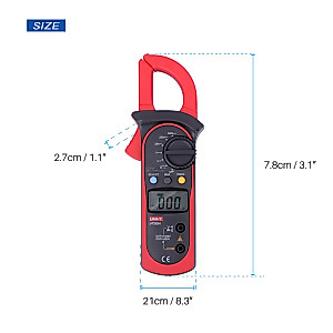 Uni-T UT202A Auto-Ranging AC DC 600 Amps Auto/Manual Range Digital Handheld Clamp Meter Multimeter Test Tool