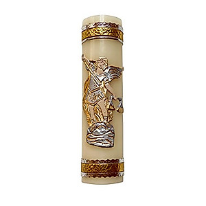 Archangel Michael Handmade Candle Protection Angel Cirio Vela de San Miguel Arcángel