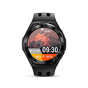 Mentech Xe1 Smartwatch, Lightweight Fitness Tracker with 1.2” Touch Screen, 110 Sport Modes, GPS, Sunlight-Visible, 5ATM Waterproof, 14-Day Battery Life, for Android and iOS Phones