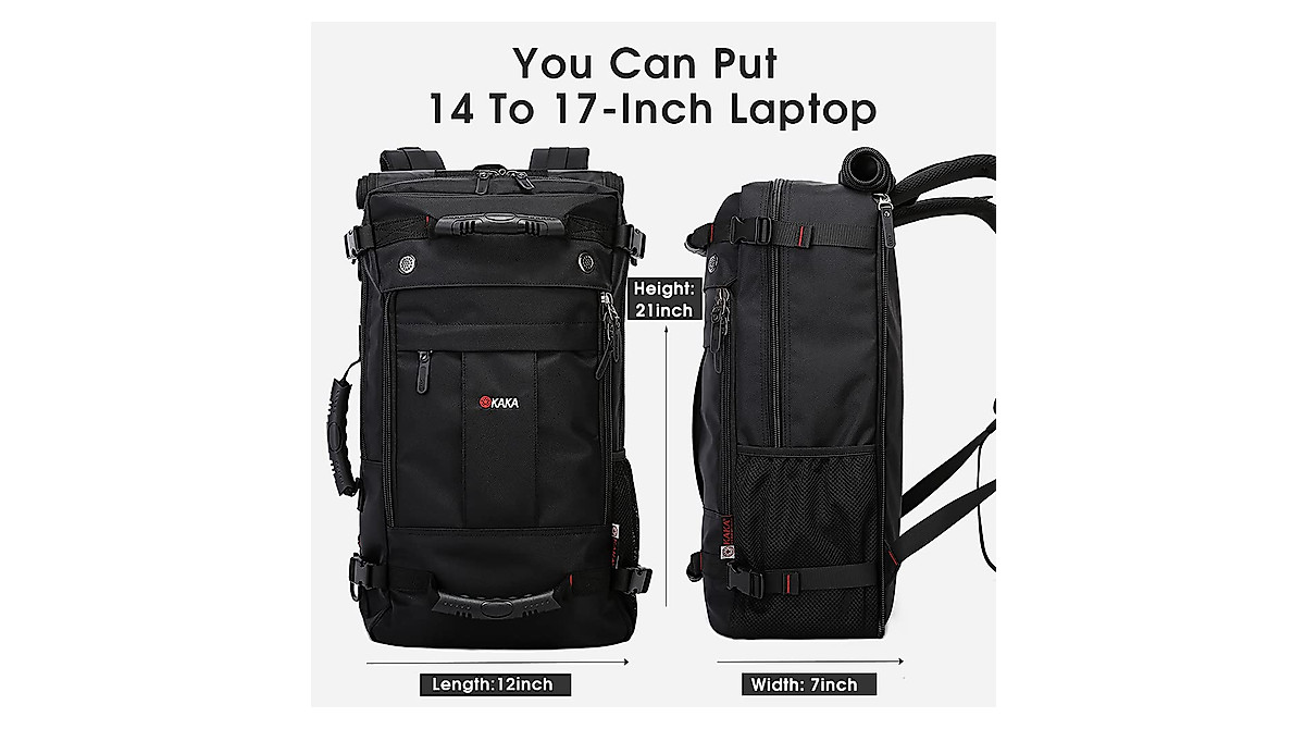 KAKA Travel Backpack - Stylish, Water-Resistant & Versatile