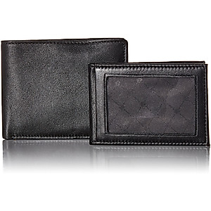 Perry Ellis Men's Gramercy Passcase Wallet, Black, One Size