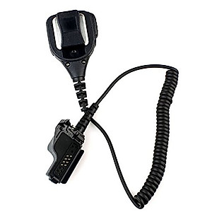 Lapel Shoulder Mic Heavy Speake Mic Compatible with Motorola Radio XTS1500 XTS2500 XTS3000 XTS3500 XTS5000 XTS5000r JT1000 HT1000 MTS2000 MTX9000 MTX960 GP9000 GP900 GP1200 Two Way Radio