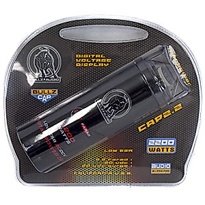 BULLZ AUDIO 2200 Watt 12 Volt BCAP Digital Car Power 2.2 Farad Capacitor