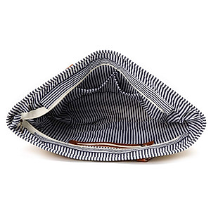 Molodo Straw Bag Round Summer Straw Large Woven Beach Bag Purse For Women Vocation Tote Handbags With Pom Poms