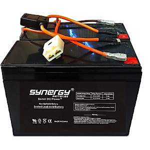 Beiter DC Power Compatible with The Razor Brand Set of 2 Includes New Wiring Harness (Please Check and Make Sure The Connector Matches The one You Have)! 6-DW-7
