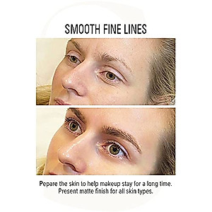 Face Makeup Primer, Big Pores Minimizer Perfect Cover, Pore Eraser Filler, Smooth Fine Lines Wrikles Makeup Base Blur Primer, Gold Foil Infused,12ml/0.40Fl Oz