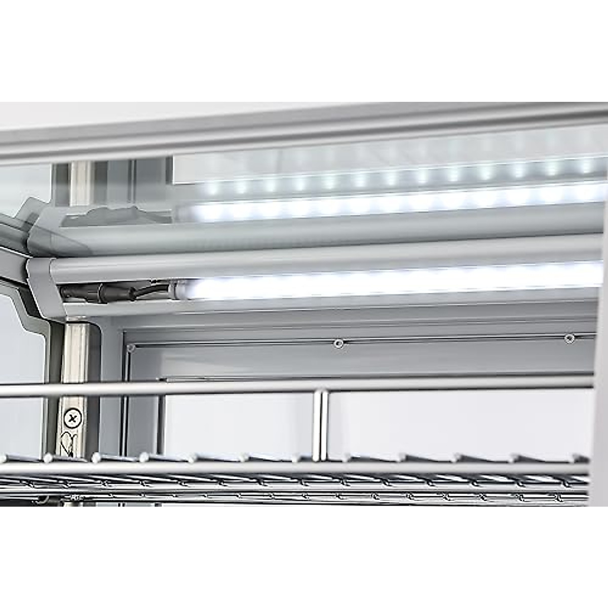 KoolMore CDC-250-WH 48 in. Self-Service Countertop Bakery Display Refrigerator in White