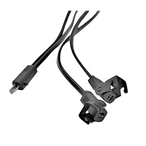 KD 2 Pin Splitter Y-Cable Connect Two Motors to One Transformer Extension Cable for Electric Recliner Sofa Sectional 60"