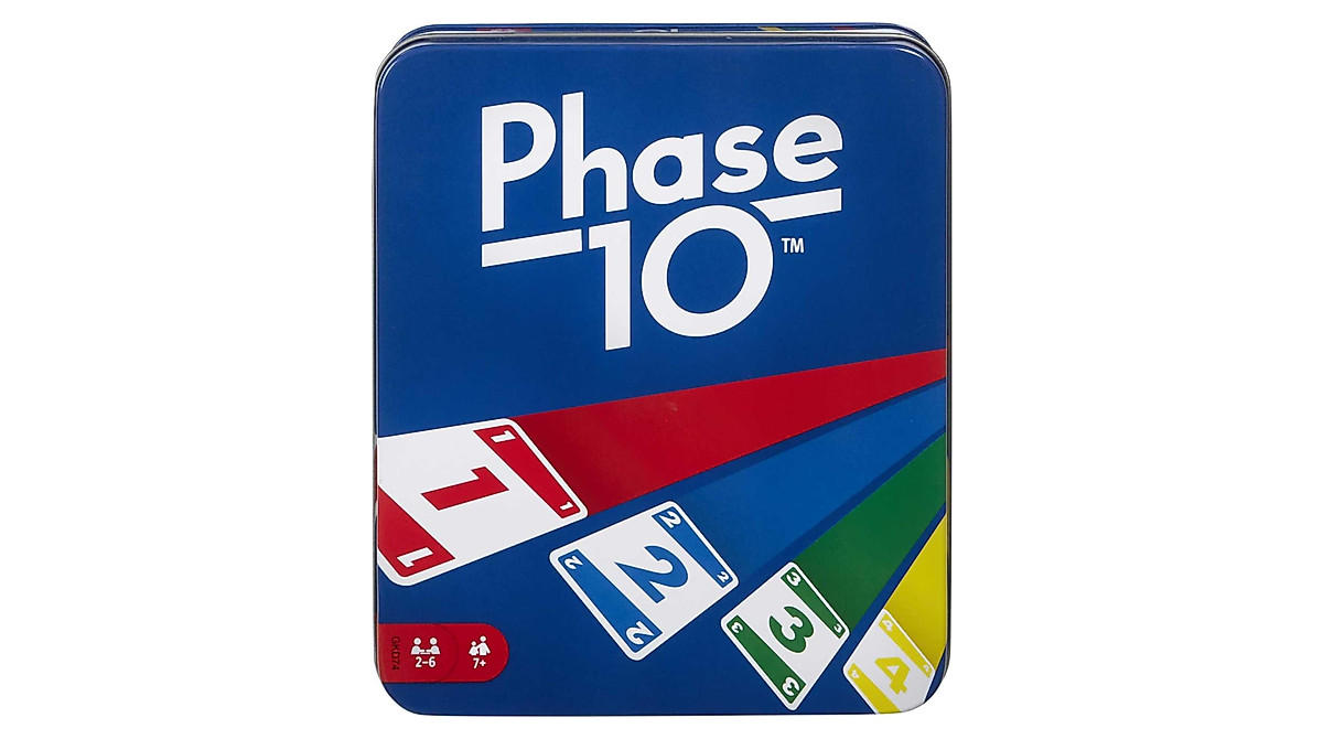 Exciting Phase 10 Card Game in Tin - Family Fun