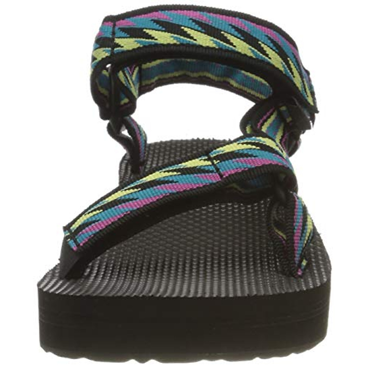 Teva Women's Ankle Strap Wedge Sandal, Bolt Retro, us:11