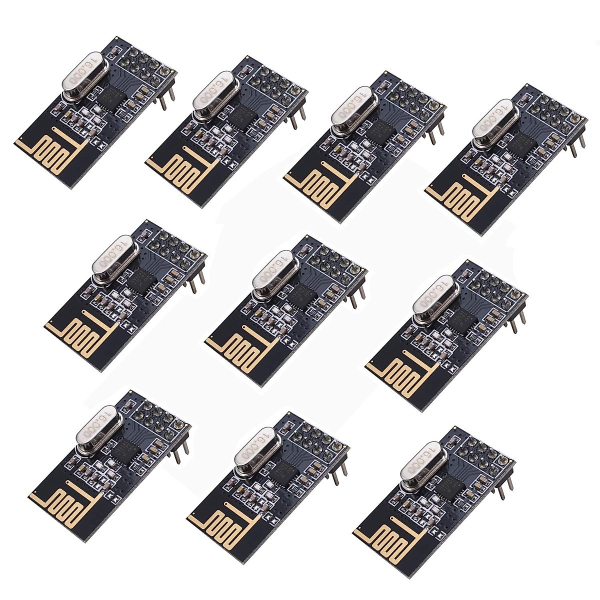 Songhe NRF24L01+ 2.4GHz Wireless RF Transceiver Module Wireless Data Transmission Module for Arduino Raspberry Pi 10pcs
