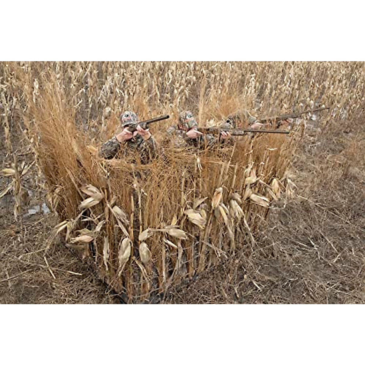 Avian-X G-Blind 4-Person Hunting Blind | Unique G-Shaped Frame Waterfowl Blind in Mossy Oak Shadow Grass Habitats Camo